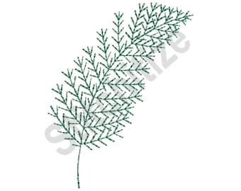 Fern embroidery | Etsy