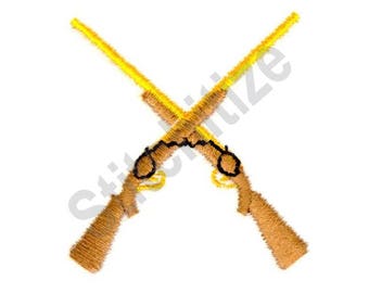 Crossed rifles | Etsy