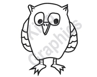 Owl outline | Etsy