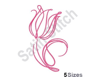 Tulip embroidery | Etsy