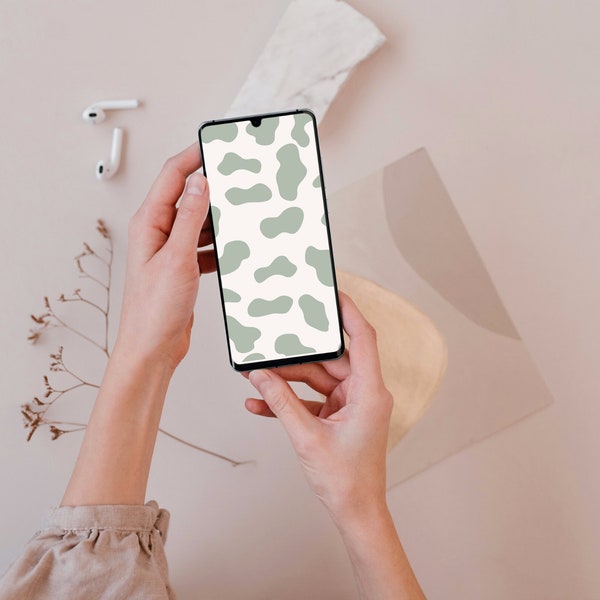 Sage Green Animal Wallpaper - Etsy