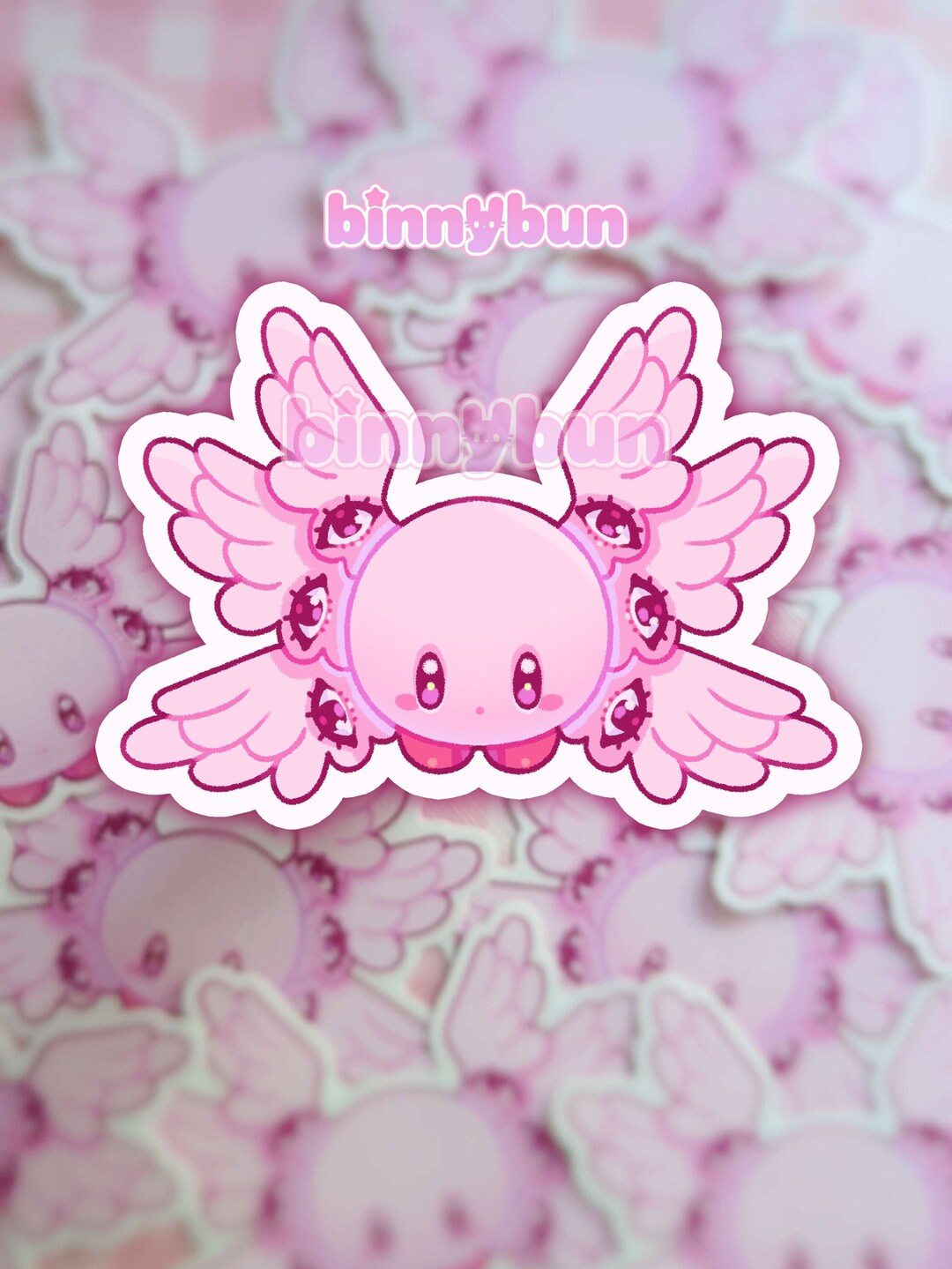 Biblically Accurate Kirby | Creepy Cute Pastel Stationary | Waterproof ...