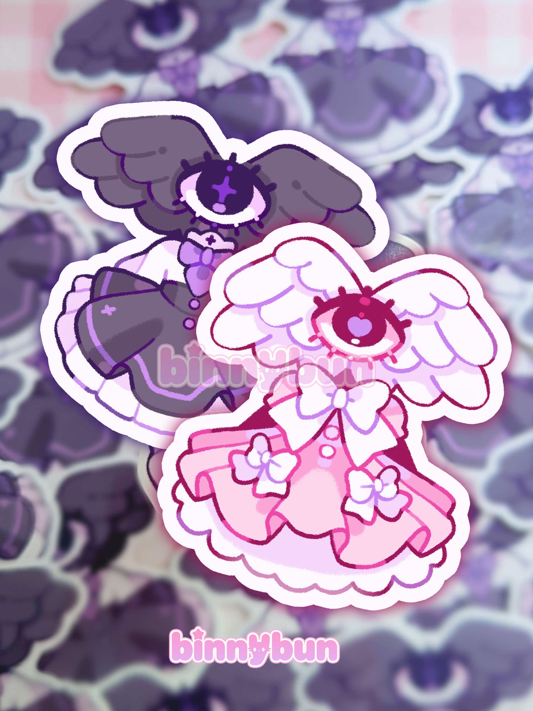 Eyeball Friends Stickers | Creepy Cute Weird Pastel Stationary ...