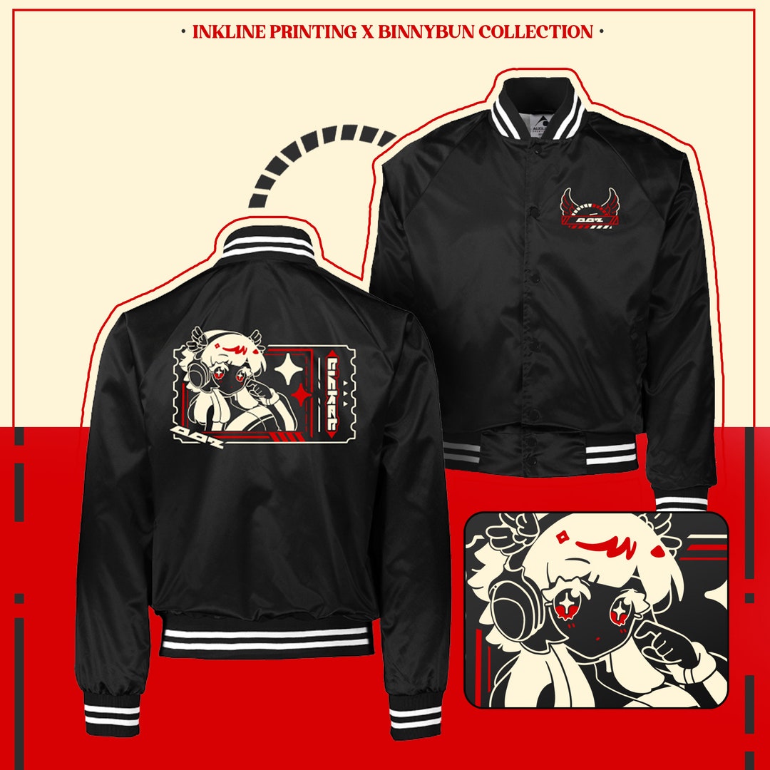 Anime Racing Jacket | Cute Black Windbreaker Jacket | Polyester Apparel ...
