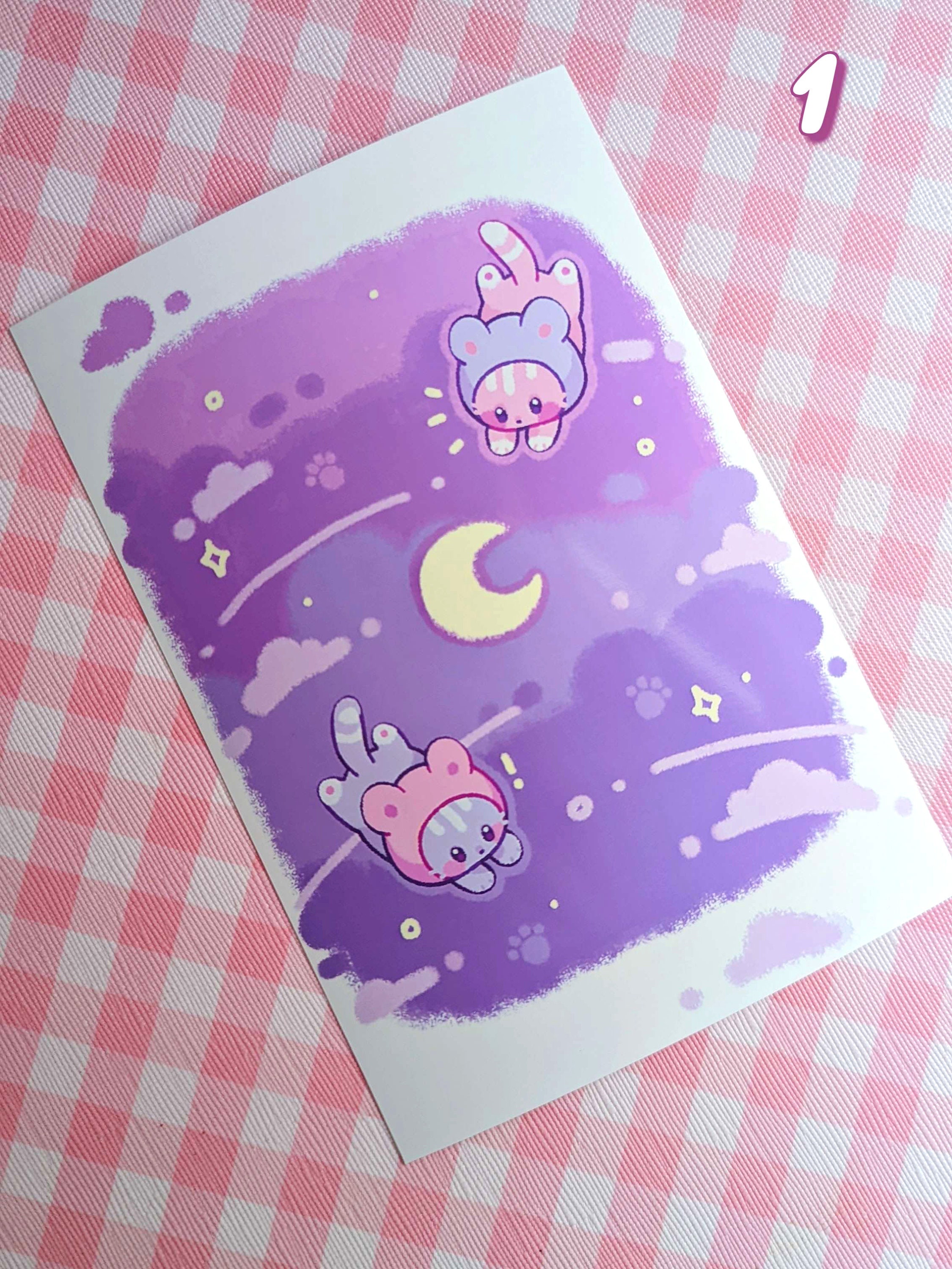 Binnybun Original Prints Cute Art Prints Pastel Aesthetic - Etsy