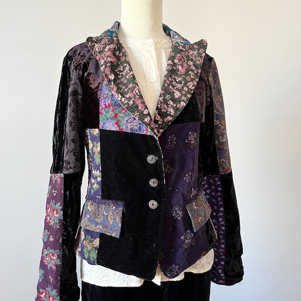 Velvet Patchwork - Etsy