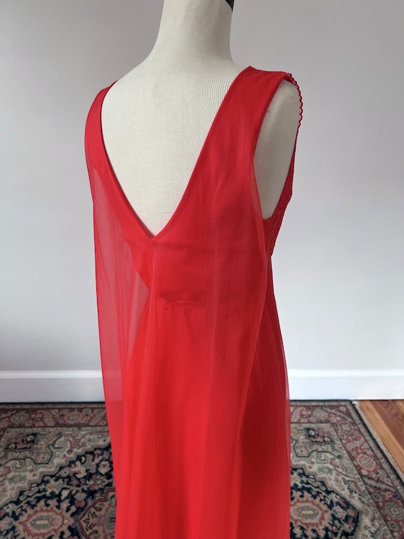Carmine 60s layered maxi slip - Gem