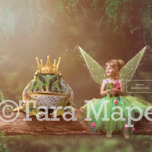 Woodland Fairy Digital Backdrop - Etsy