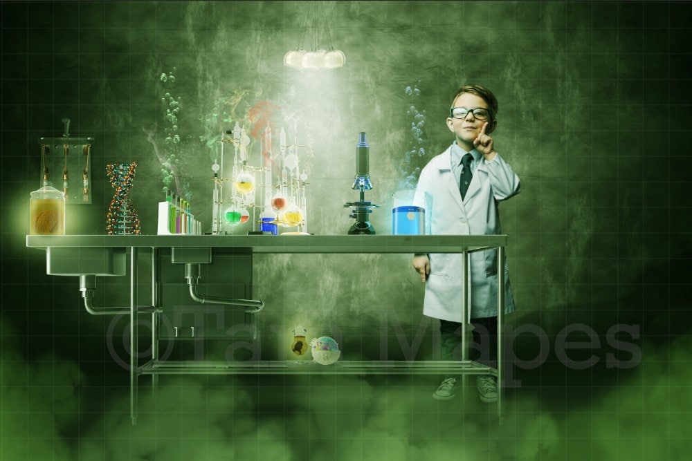 Mad Science Lab Background