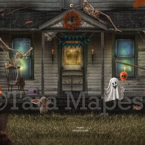 Halloween Digital Backdrop Bundle 5 PACK Halloween Digital - Etsy