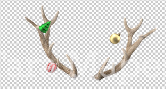 Christmas Digital Smiling Reindeer Flying Reindeer Games | Etsy