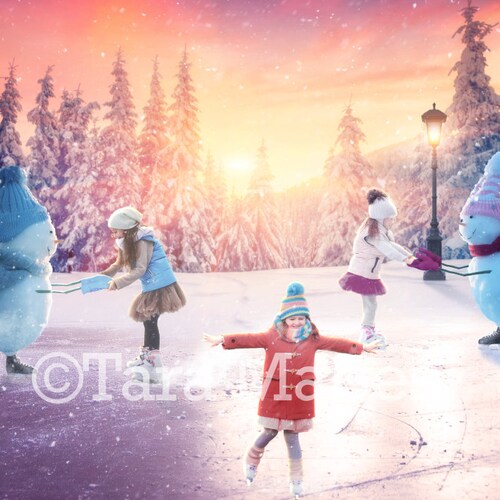 We Found Santa Digital Backdrop | Etsy