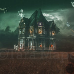Halloween Digital Backdrop Bundle 5 PACK Halloween Digital - Etsy