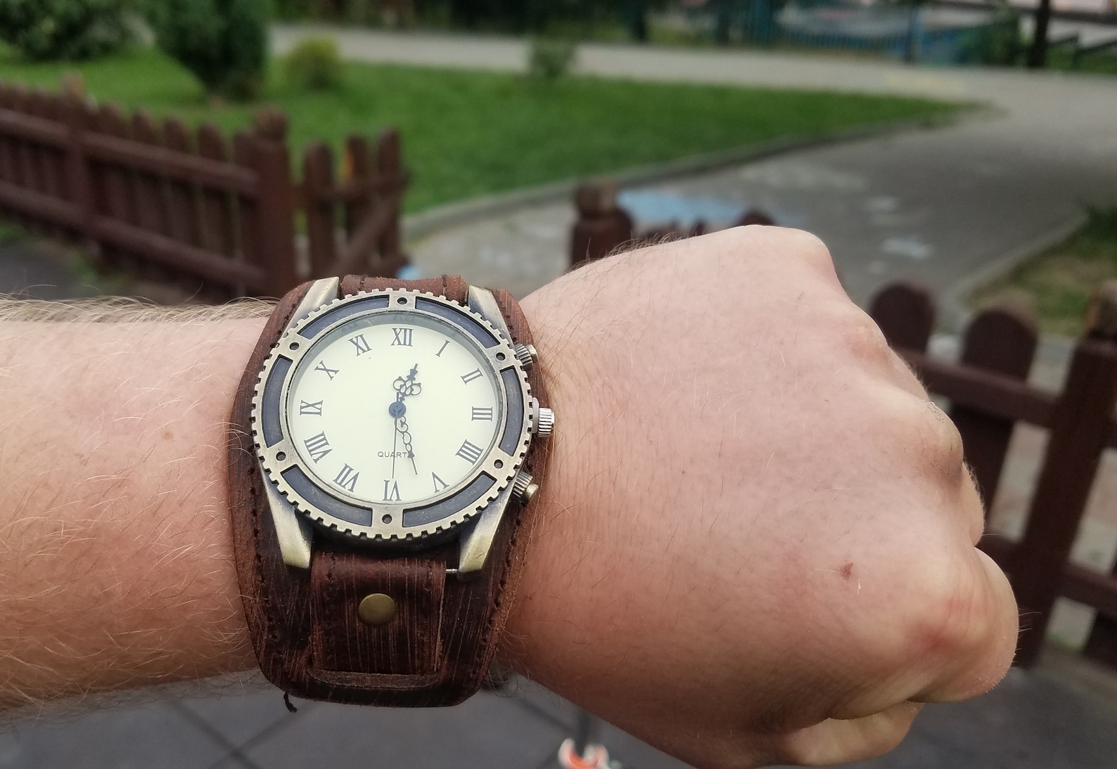 Brown Boho Cuff Watch Unisex Womens Watches for Her Hipster Men's Watch ...