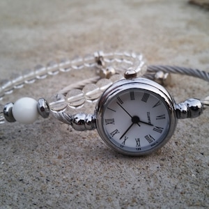 Simple Watch Bracelet Small Watch Classic Minimalist Watch Silver ...