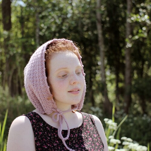 Adult Bonnet top Down Crochet Pattern PDF - Etsy