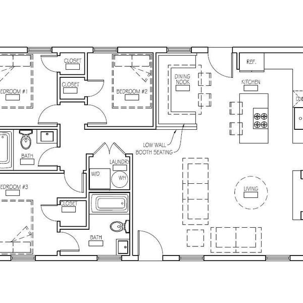 28x40 House Plan - Etsy