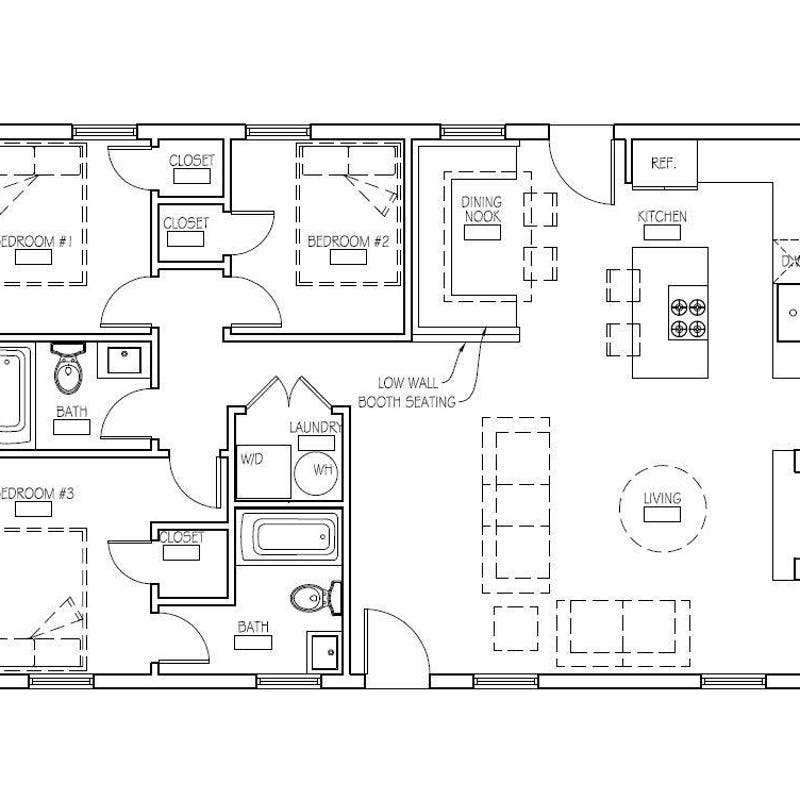 28x40 House Plan - Etsy