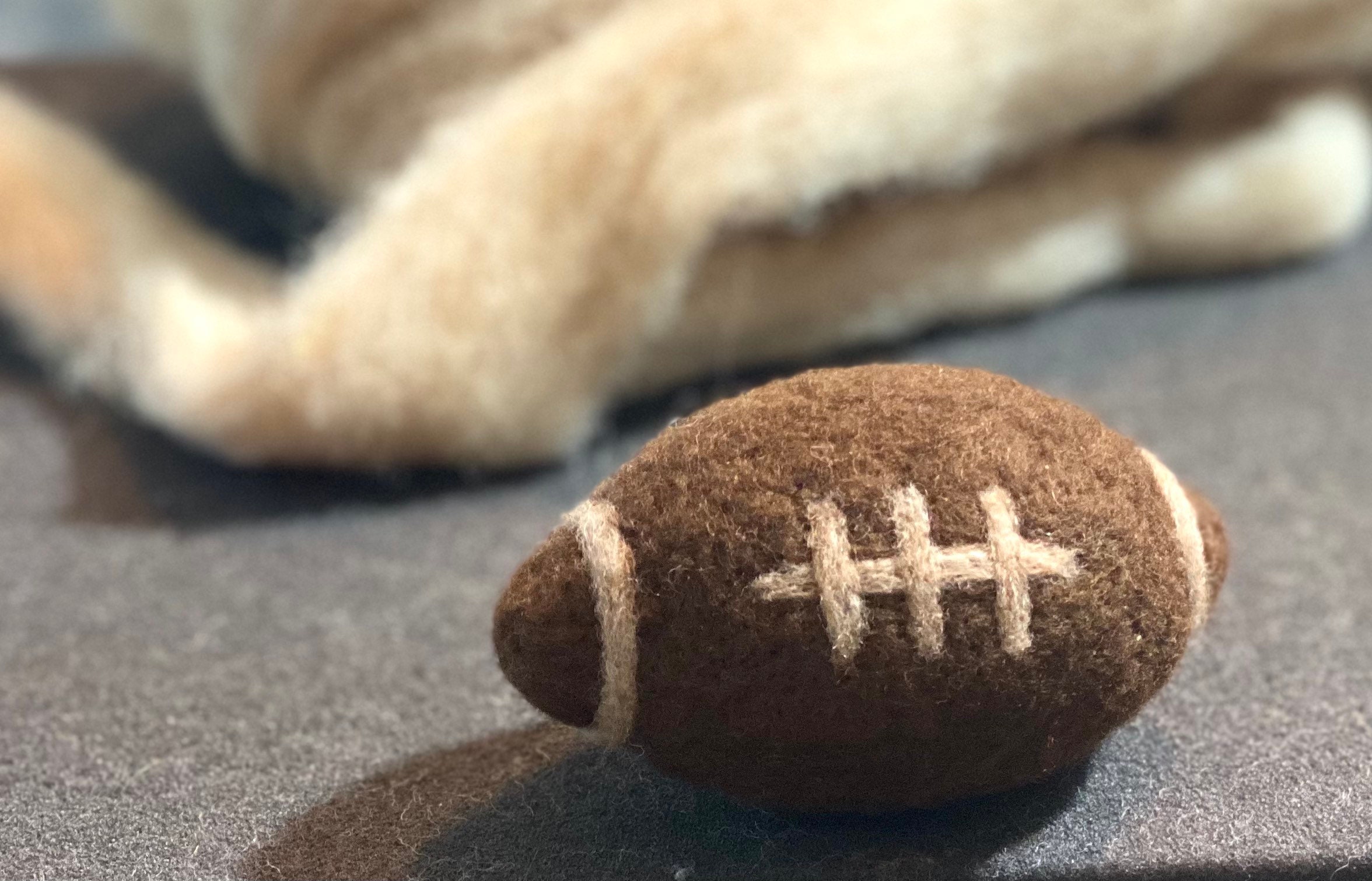 Newborn Photo Prop Felt Football Needle Felt Football | Etsy