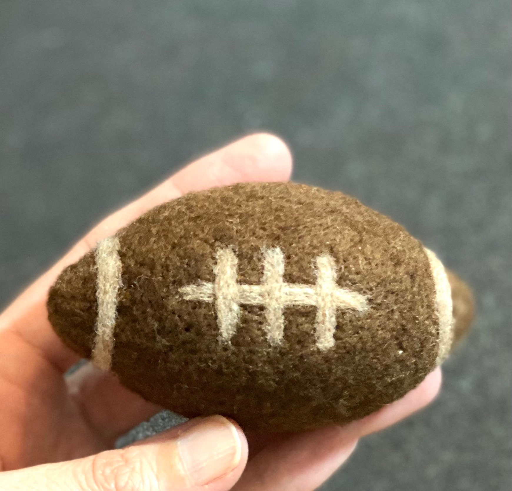 Newborn Photo Prop Felt Football Needle Felt Football | Etsy