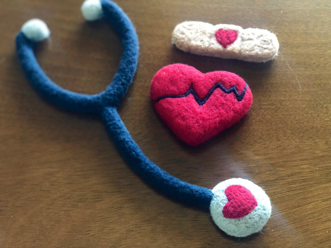Felt Stethoscope Felt Nurse Props Wool Baby Props Newborn | Etsy
