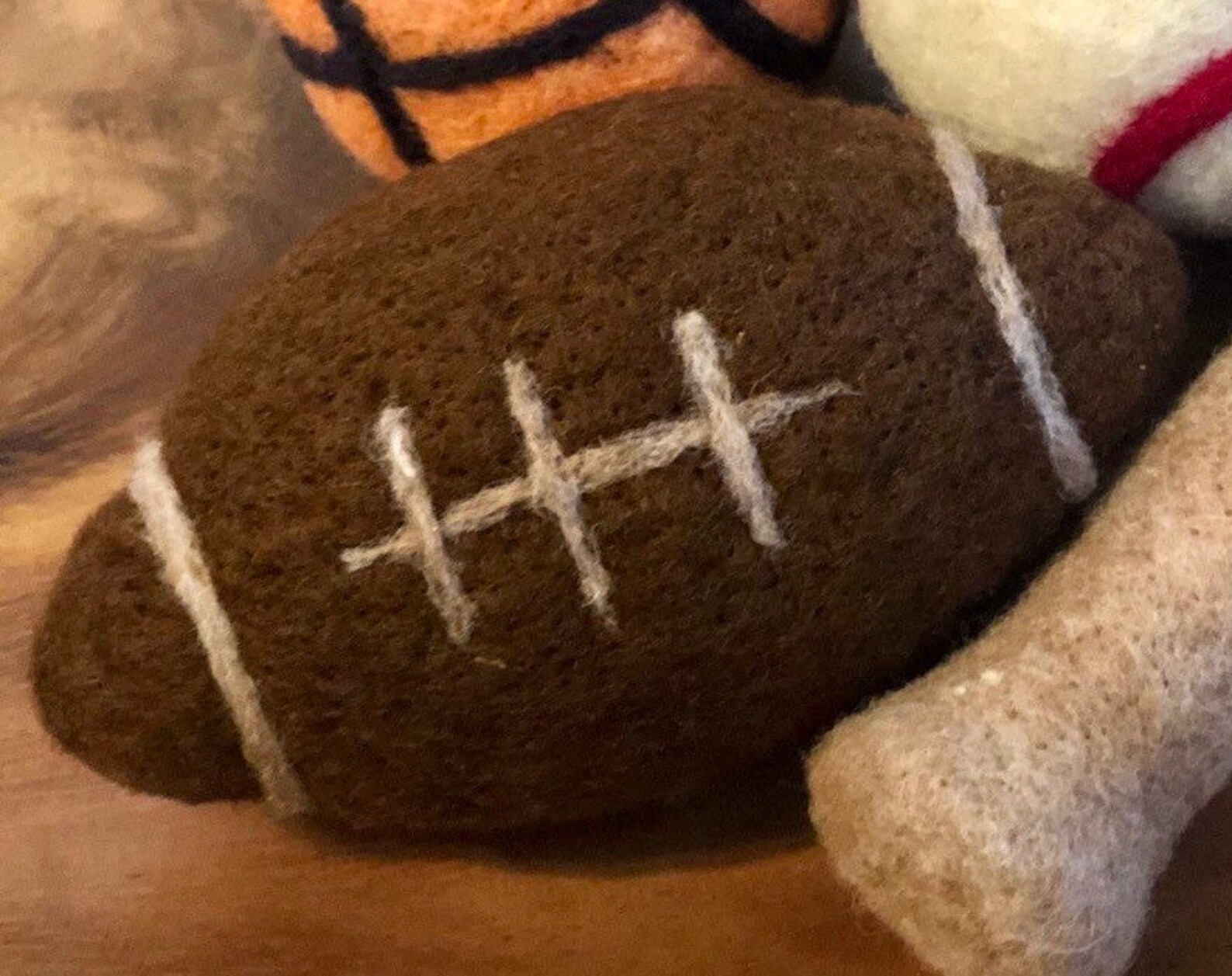 Newborn Photo Prop Felt Football Needle Felt Football | Etsy