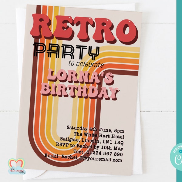 70s Theme Party - Etsy