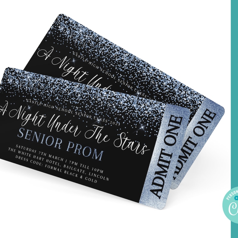 Prom Ticket - Etsy