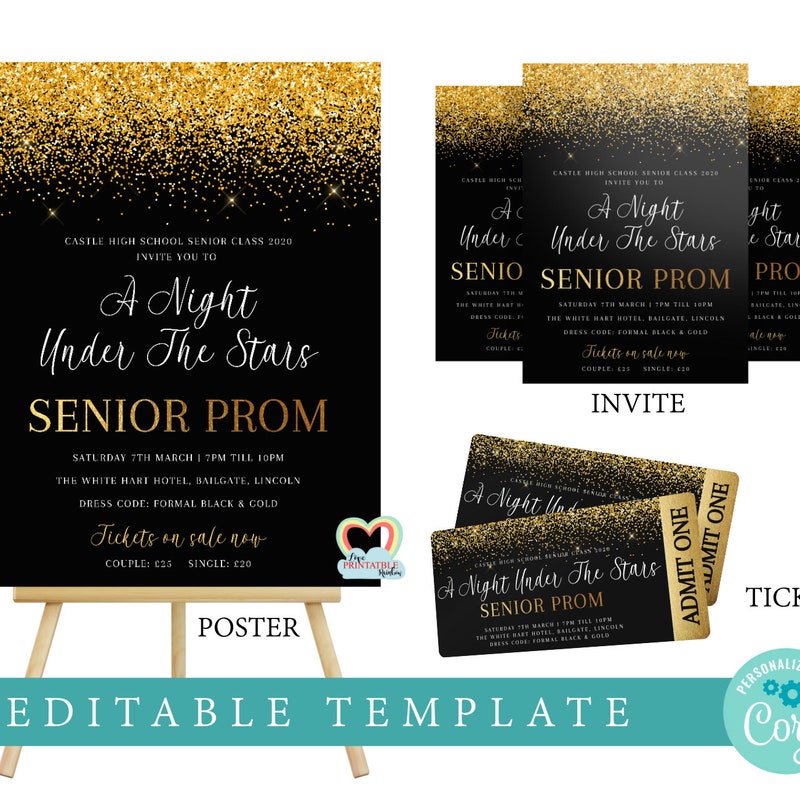 Under the Stars Prom Theme - Etsy