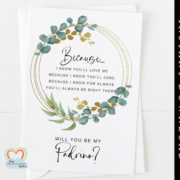 Quinceanera Padrino Proposal - Etsy