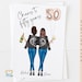Best Friend 50th Birthday Card Printable Personalised 50th Birthday ...