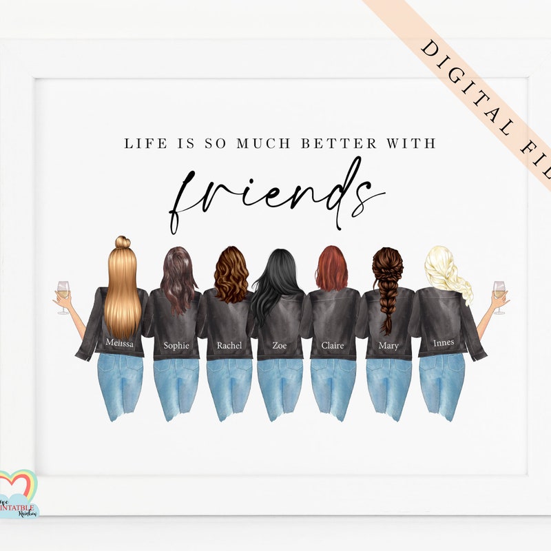 Best Friends Card - Etsy