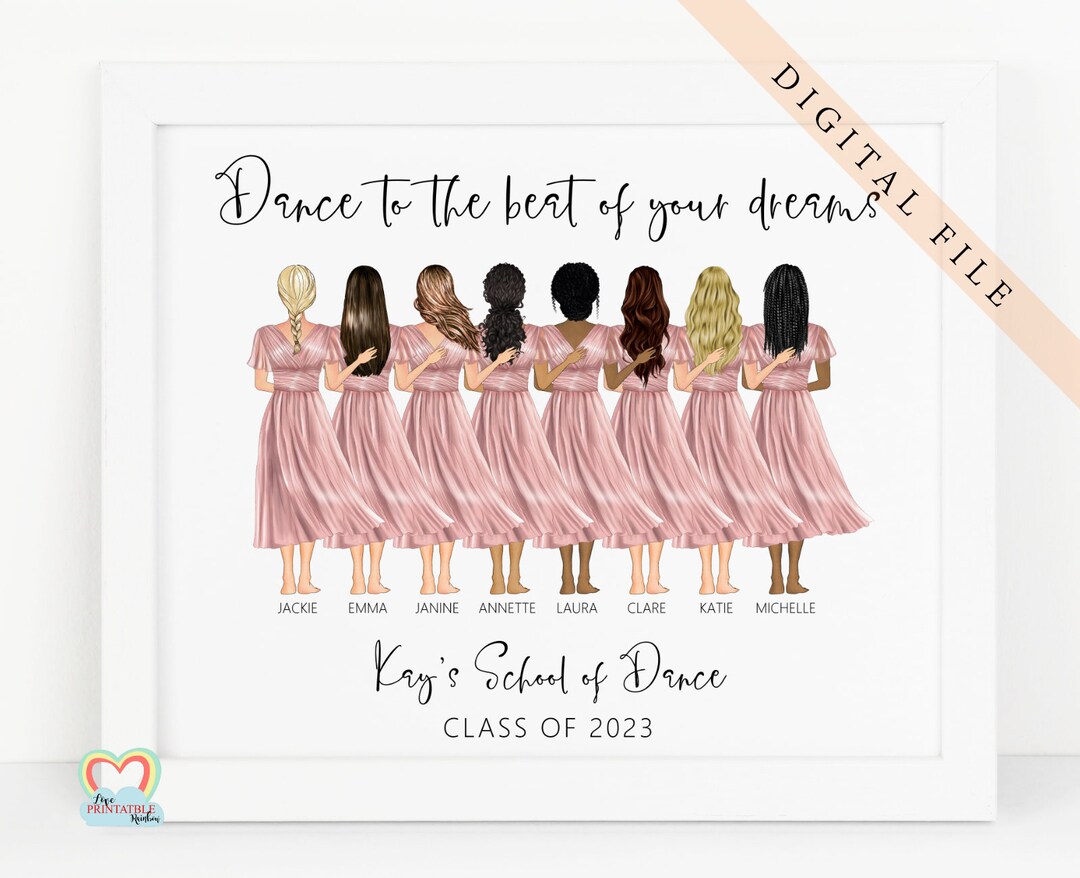 Dance Team Gift Best Friends Dance Group Dance to the Beat of Your ...