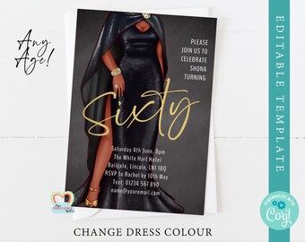 African 60th Birthday - Etsy