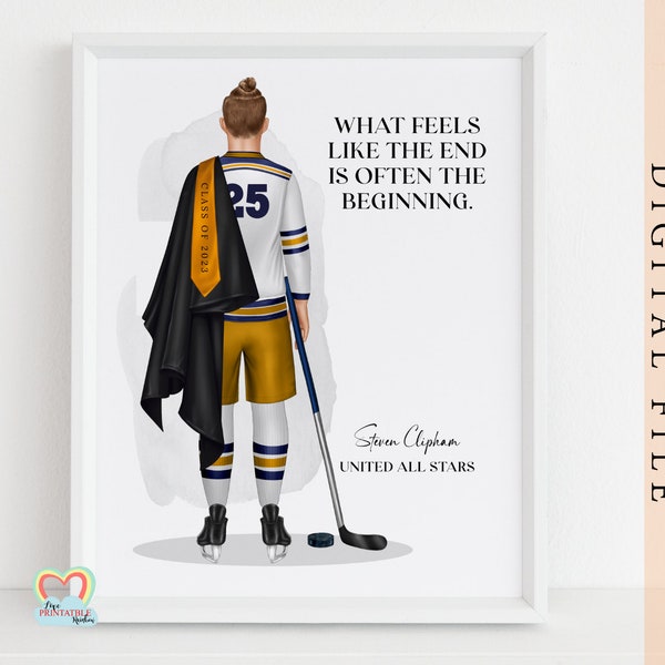 Hockey Graduation Party - Etsy