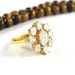 Polki Diamond Ring, Polki Ring, Pave Band Ring, Victorian Style Polki ...
