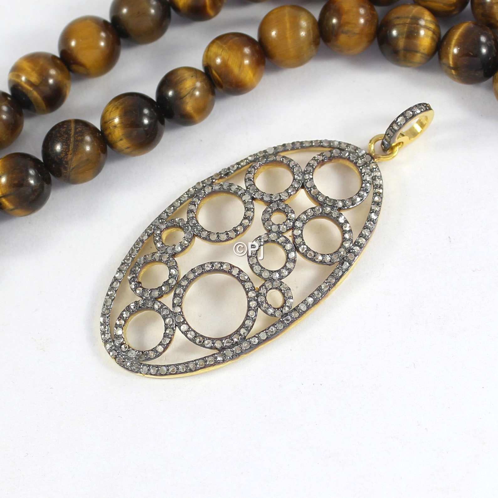 Pave Diamond Pendant Pave Necklace Diamond Jewelry Designer | Etsy