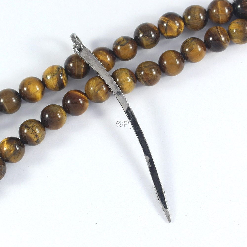 Pave Sword Diamond Pendant Sword Design Pendant Necklace | Etsy