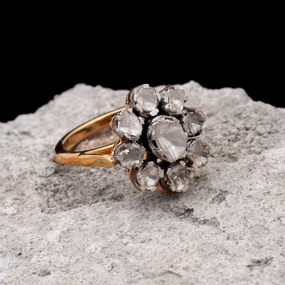 Polki Diamond Ring Polki Ring Pave Band Ring Victorian | Etsy