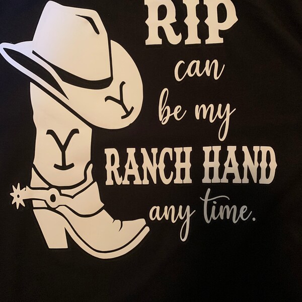Rip Can Be My Ranch Hand Anytime Svg Etsy