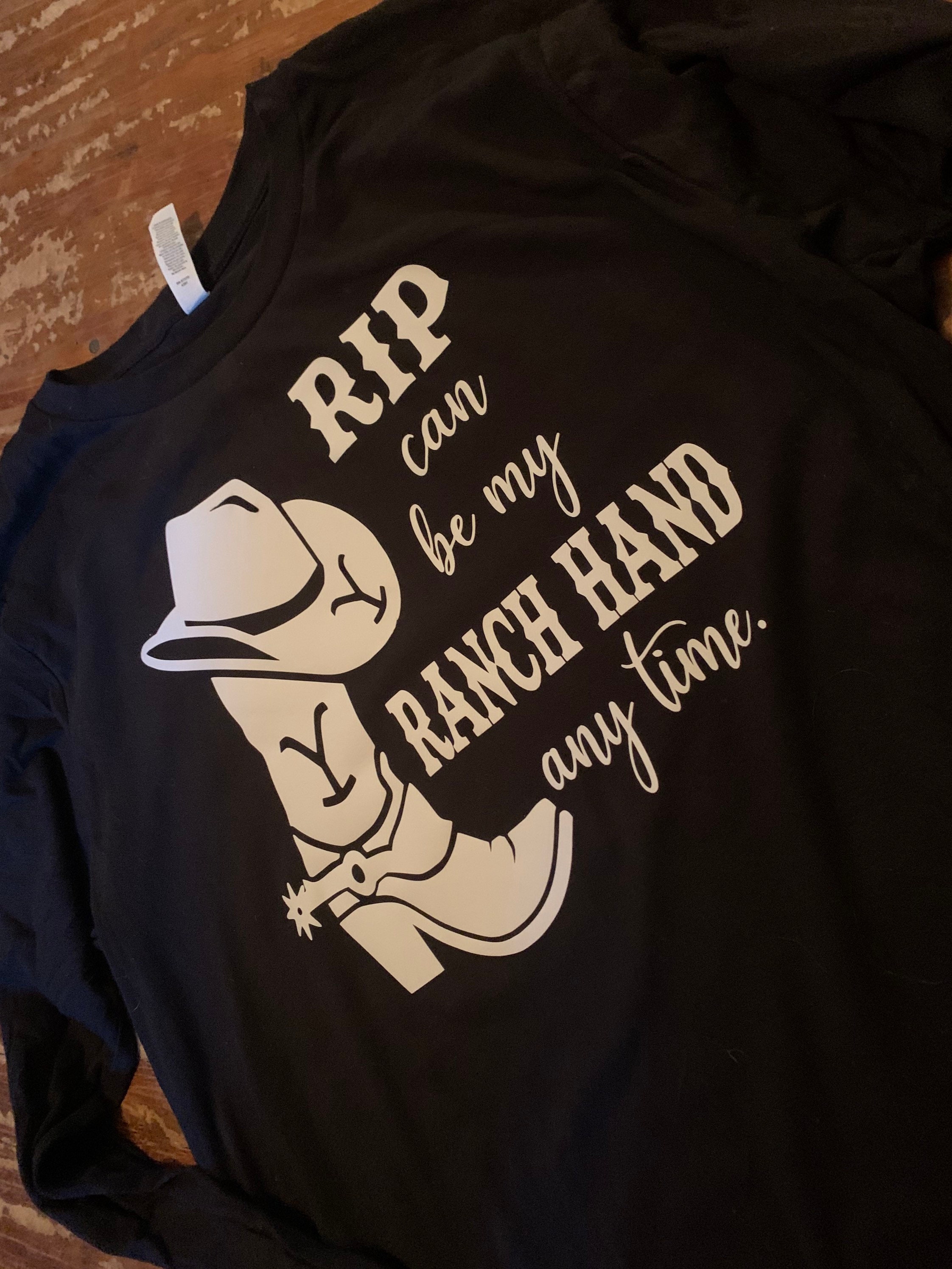 Rip Can Be My Ranch Hand Anytime Yellowstone Theme Tee Rip Etsy De