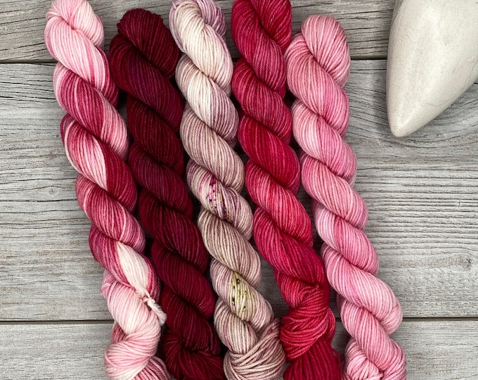 Wuv, Twu Wuv: Princess Bride Theme Fingering Weight Hand Dyed Yarn Red ...