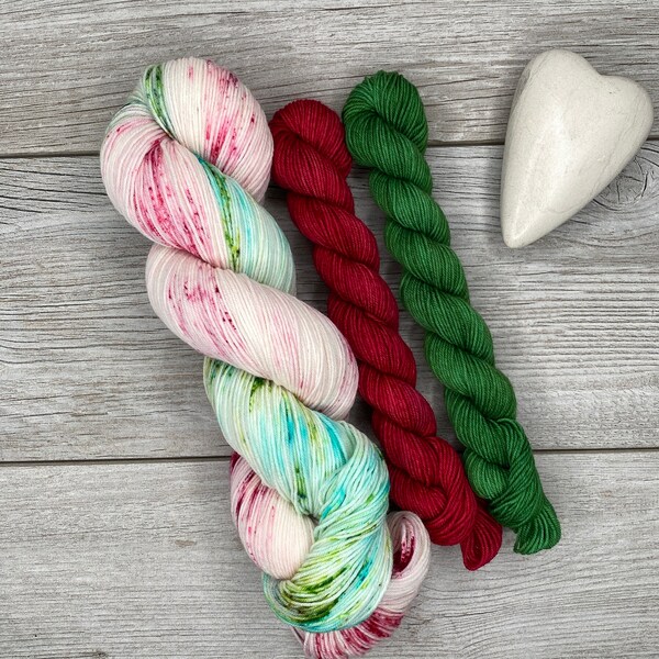 Christmas Sock Yarn - Etsy