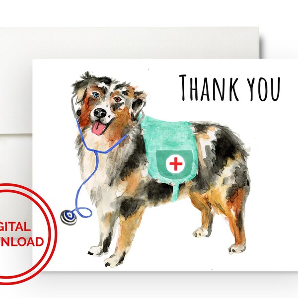 Australian Thank You Card - Etsy