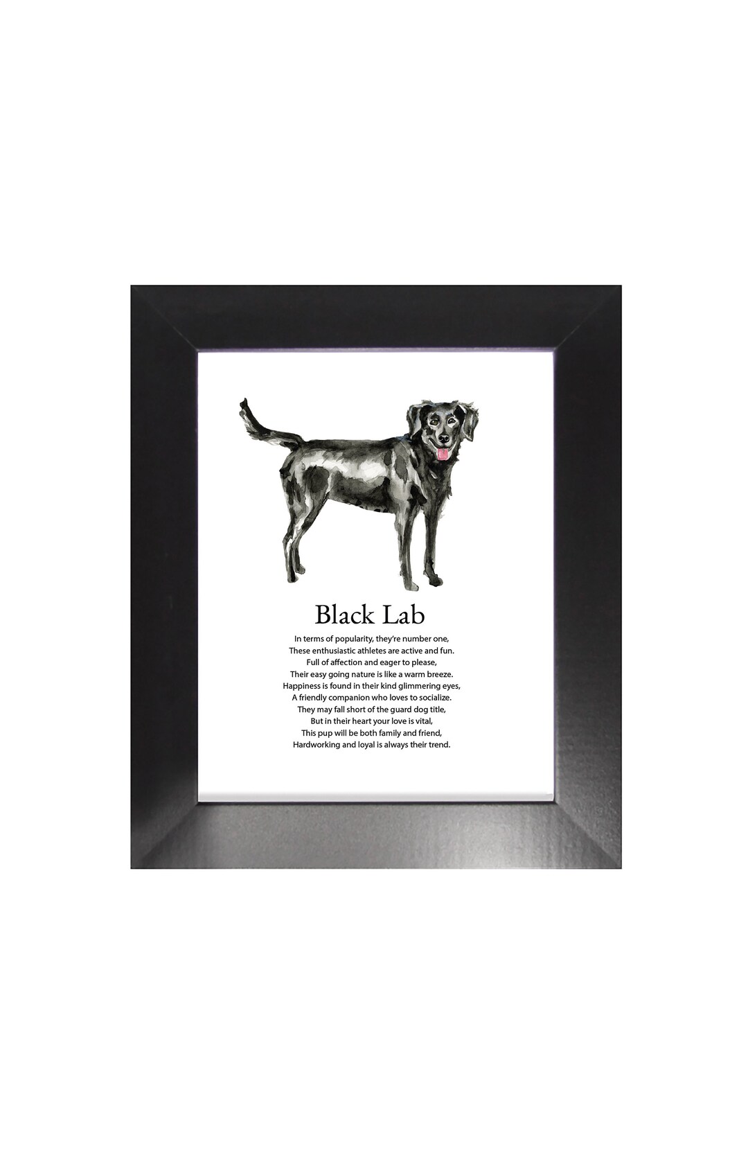 Black Labrador Print, Lab Print, Dog Lover Gift, Pet Print, Black Lab ...