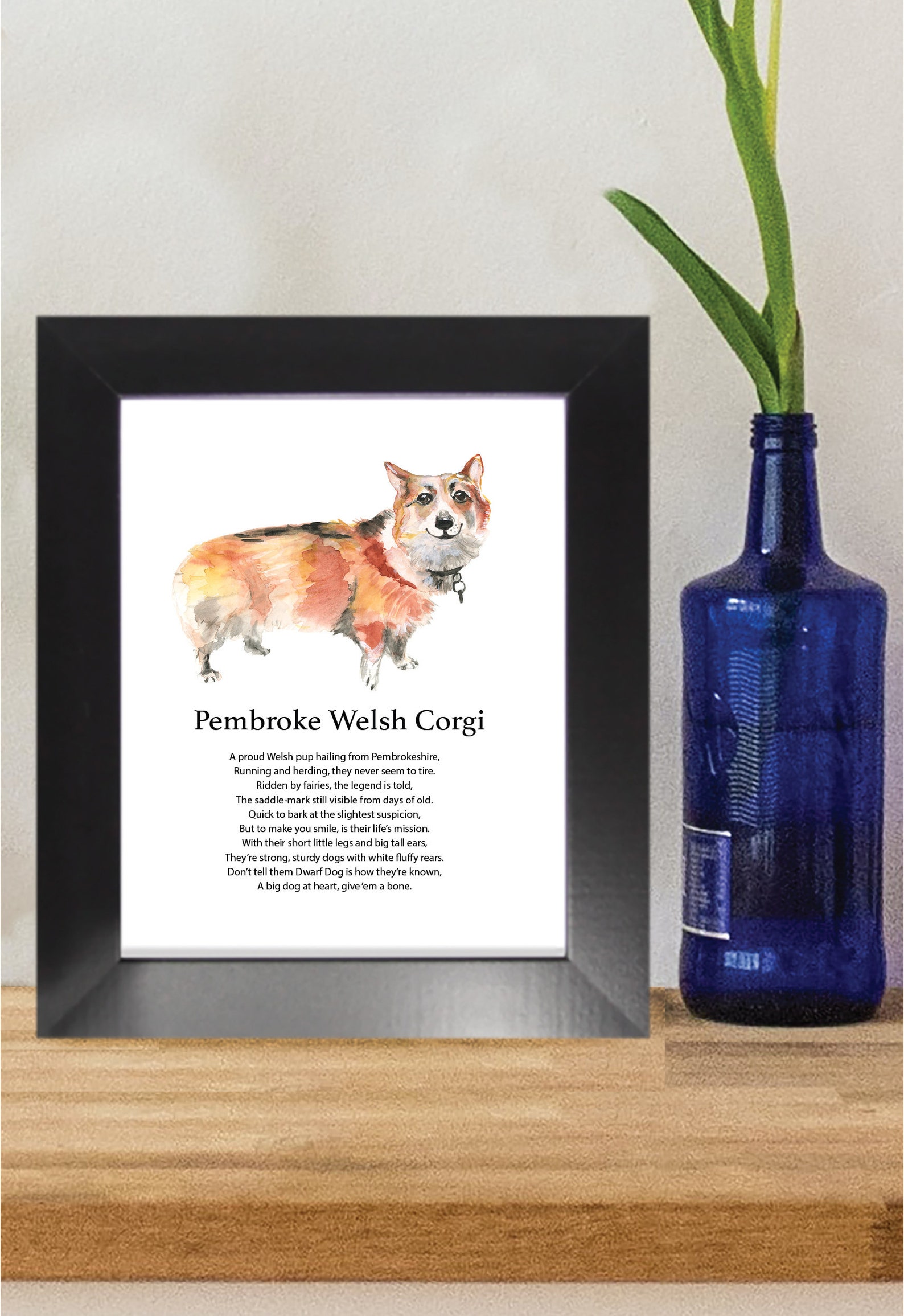 Corgi Poem Print Corgi Lover Gift Pembroke Dog Wall Art - Etsy UK