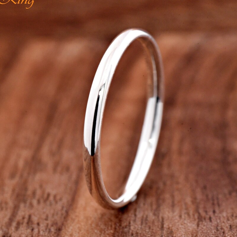 Skinny Silver Rings - Etsy