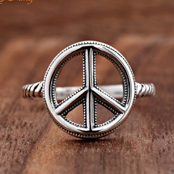 Peace Ring - Etsy