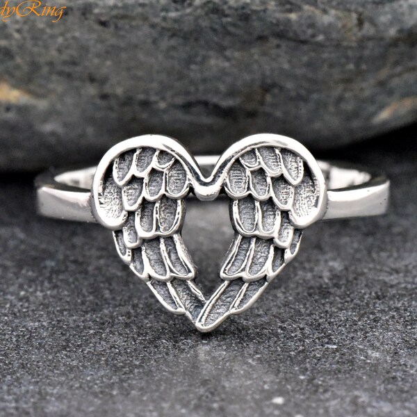 Angel Wings Ring - Etsy