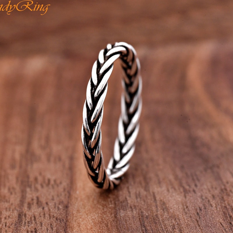 Rope Engagement Ring - Etsy